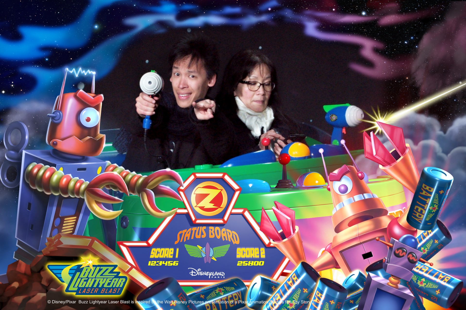 Buzz Lightyear Laser Blast - Disneyland Paris - Coasterrider